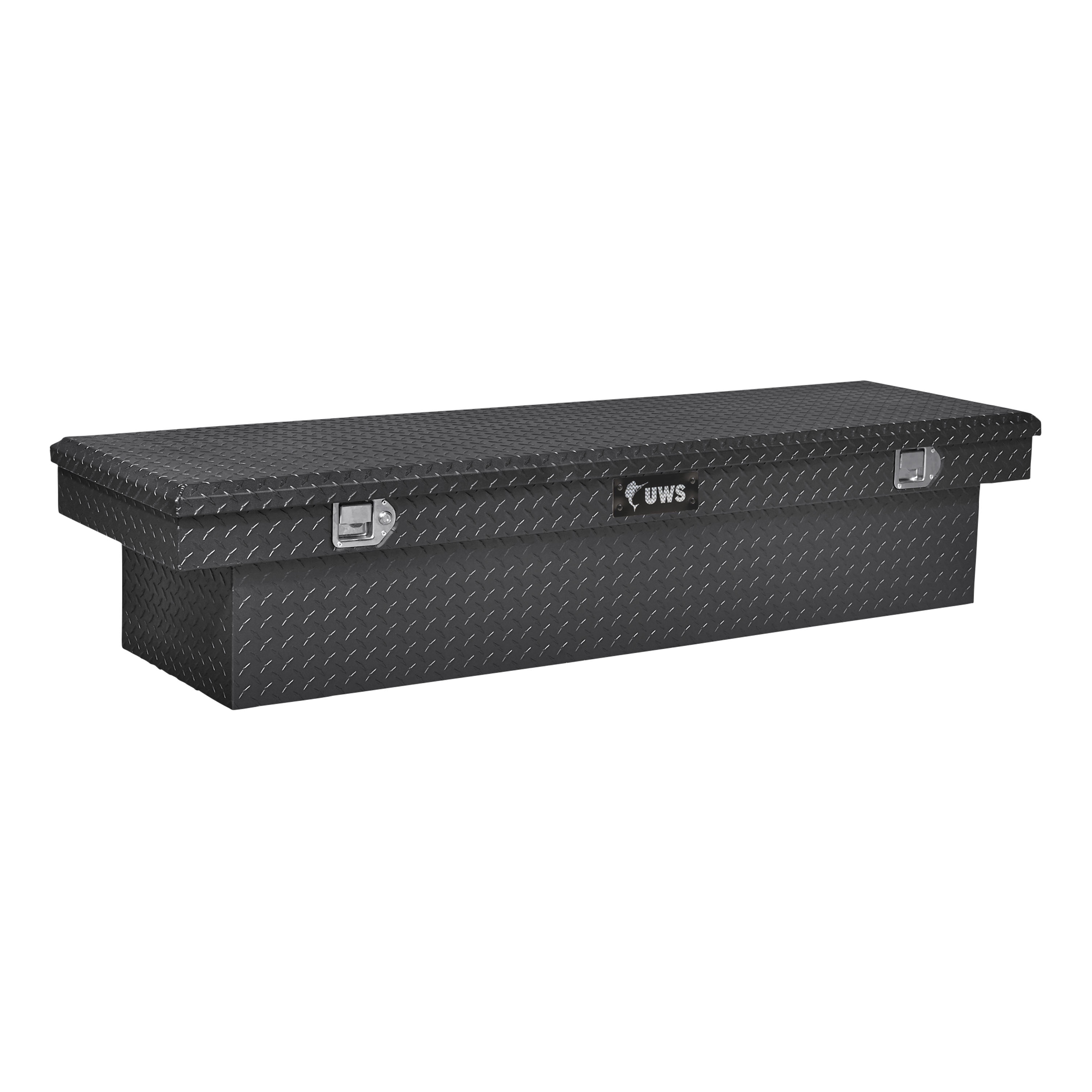 UWS EC10322 63-Inch Gloss Black Heavy-Wall Aluminum Truck Tool Box ...
