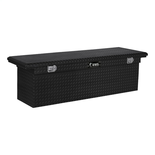 UWS EC10802 69-Inch Gloss Black Heavy-Wall Aluminum Deep Truck Tool Box ...