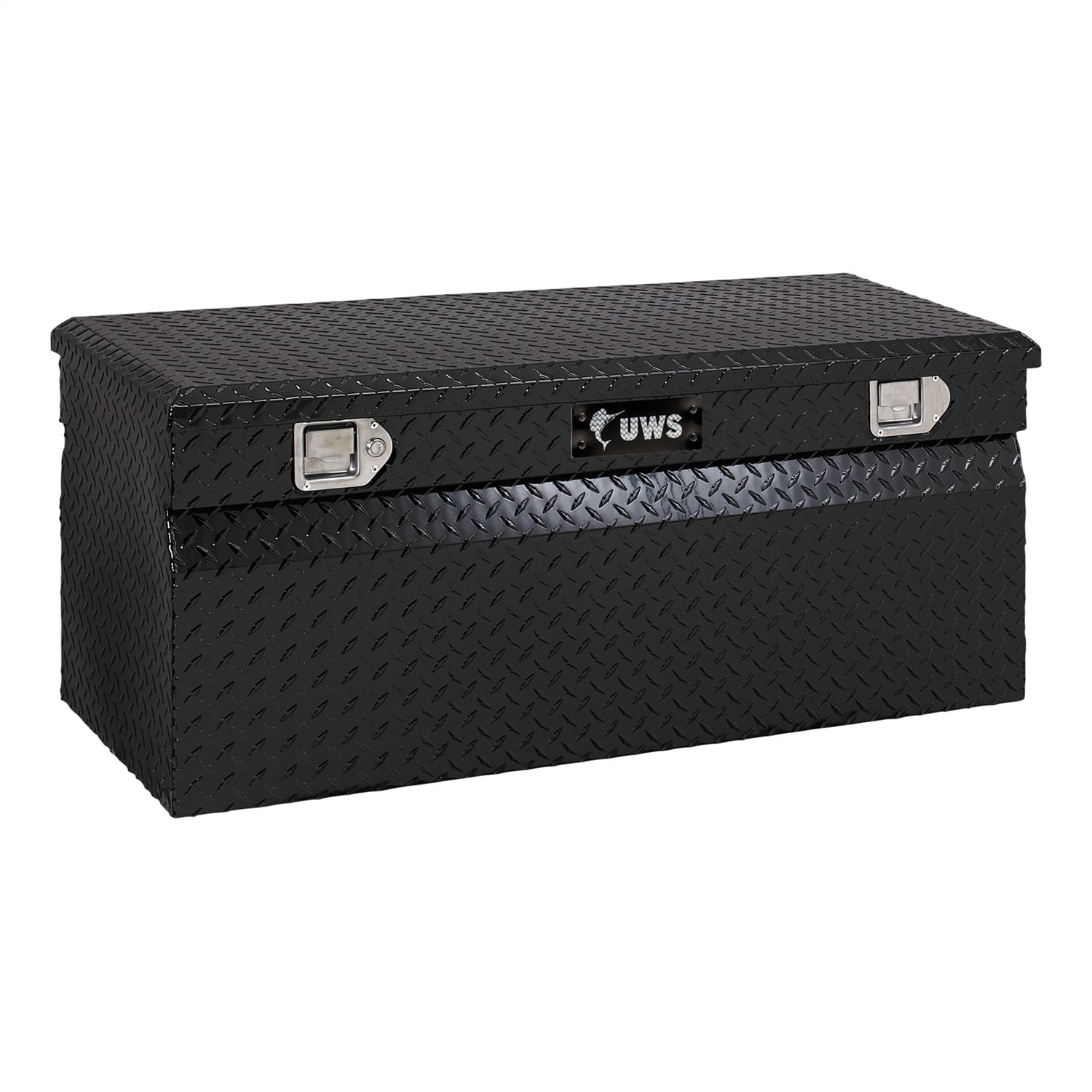 UWS EC20212 42-Inch Gloss Black Heavy-Wall Aluminum Truck Storage Box ...