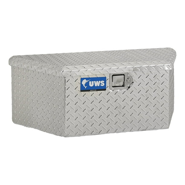 UWS EC20411 34-Inch Heavy-Wall Aluminum Trailer Tongue Tool Box with ...