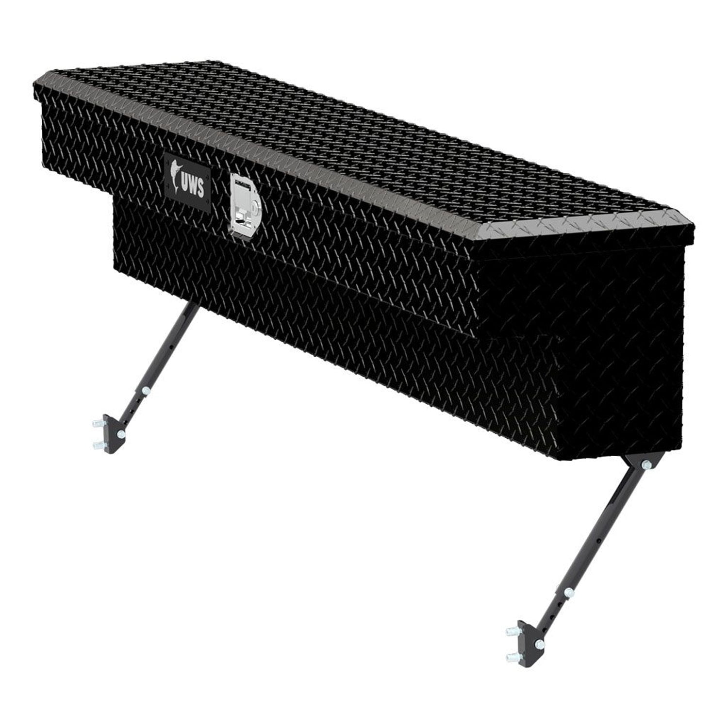 UWS EC30122-MK2 60 In Aluminum Truck Bed Side Tool Box, Gloss Black ...