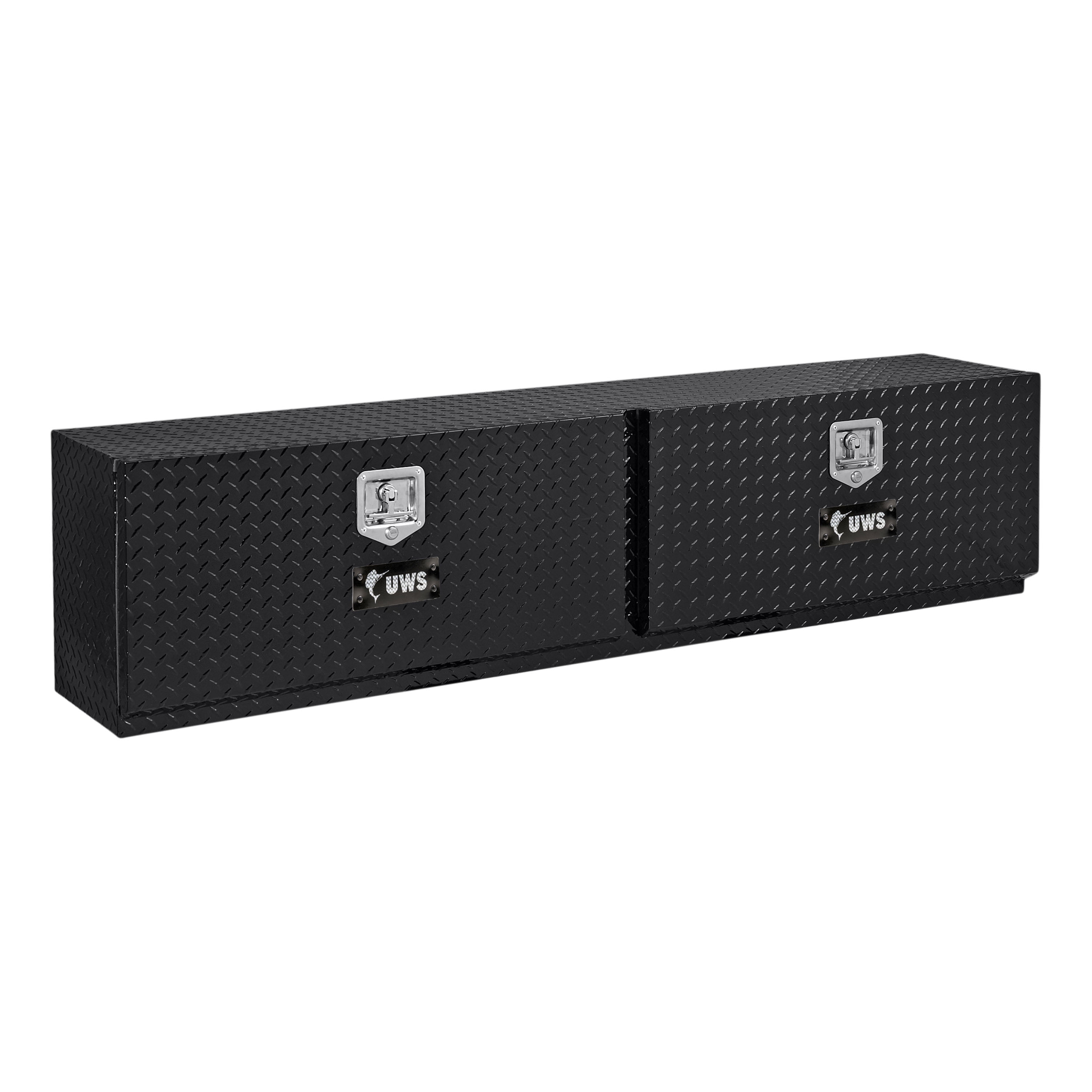 UWS EC40052 72-Inch Gloss Black Heavy-Wall Aluminum Double-Door Topside ...