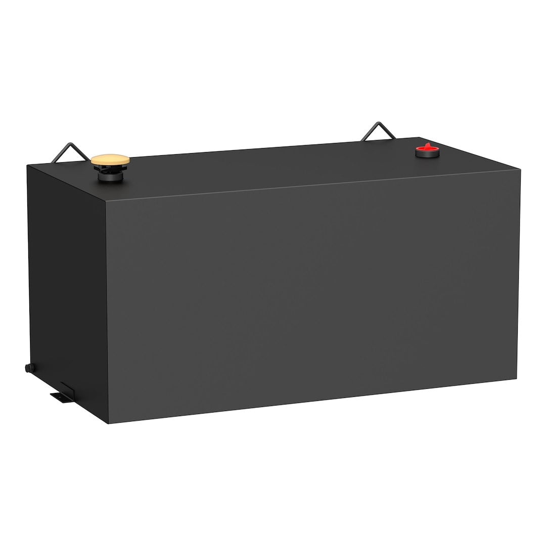 UWS ST-100-RT-MB Matte Black 100-Gallon Rectangle Steel Transfer Tank ...