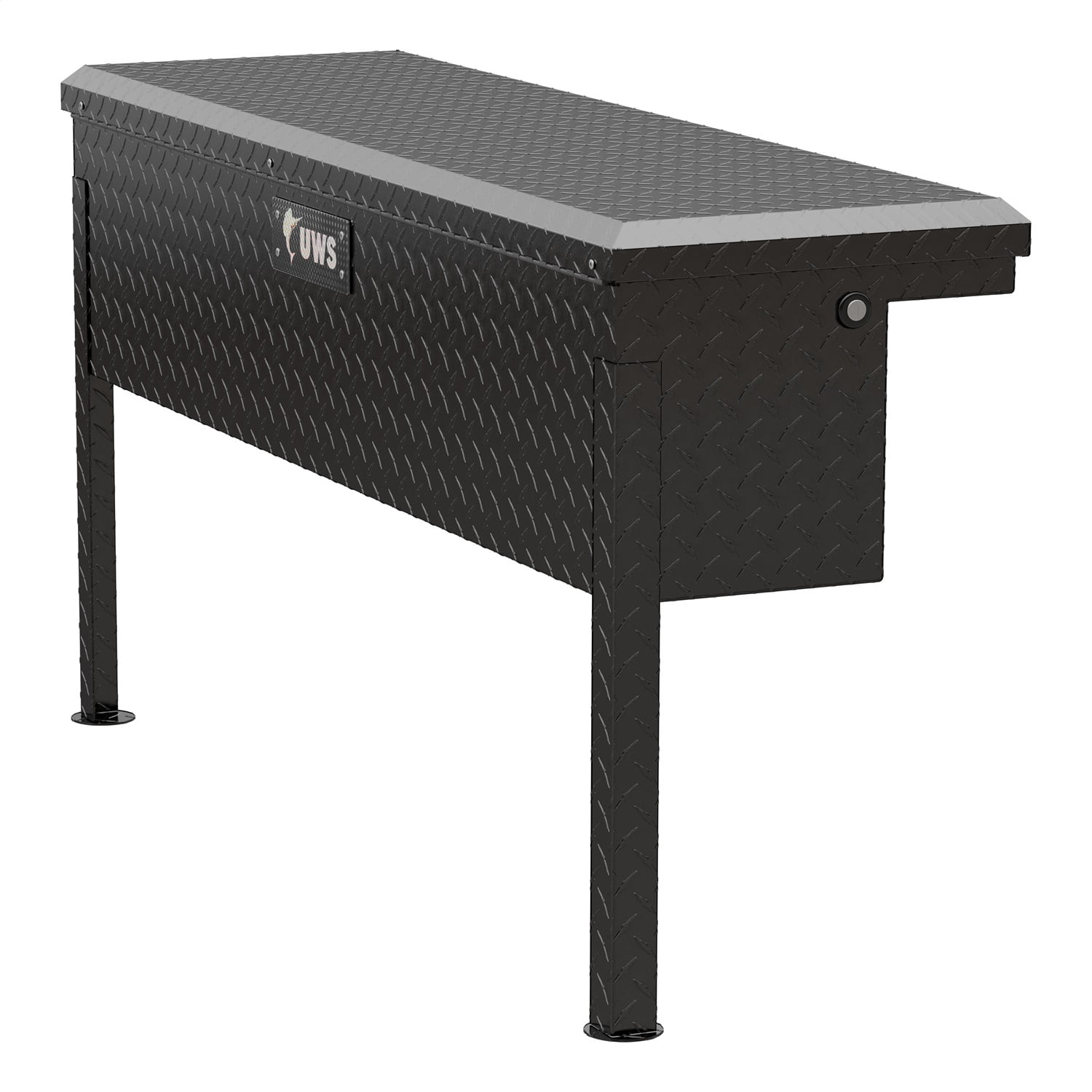 UWS TBSM-48-LP-BLK Side Mount Series Single Lid Tool Box - Walmart.com