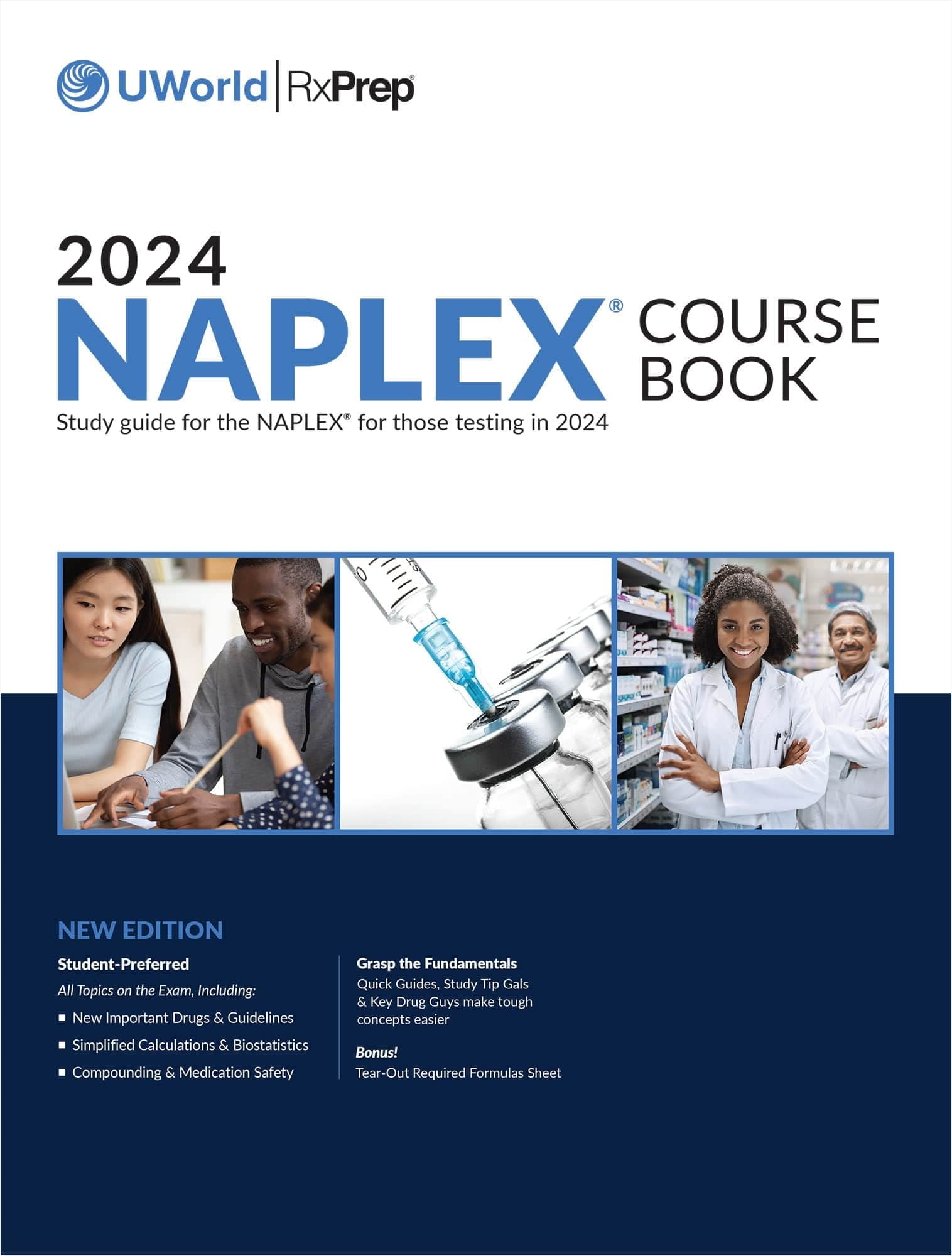UWorld RxPrep's 2024 NAPLEX Course Book for Pharmacist Licensure Exam ...