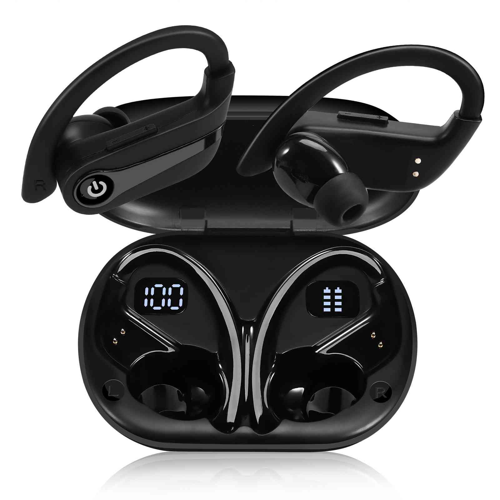 Q63 Wireless Earbuds for Infinix Zero X Neo with Immersive Sound True 5.0 Bluetooth in Ear Headphones with 2000mAh Charging Case Stereo Calls Touch