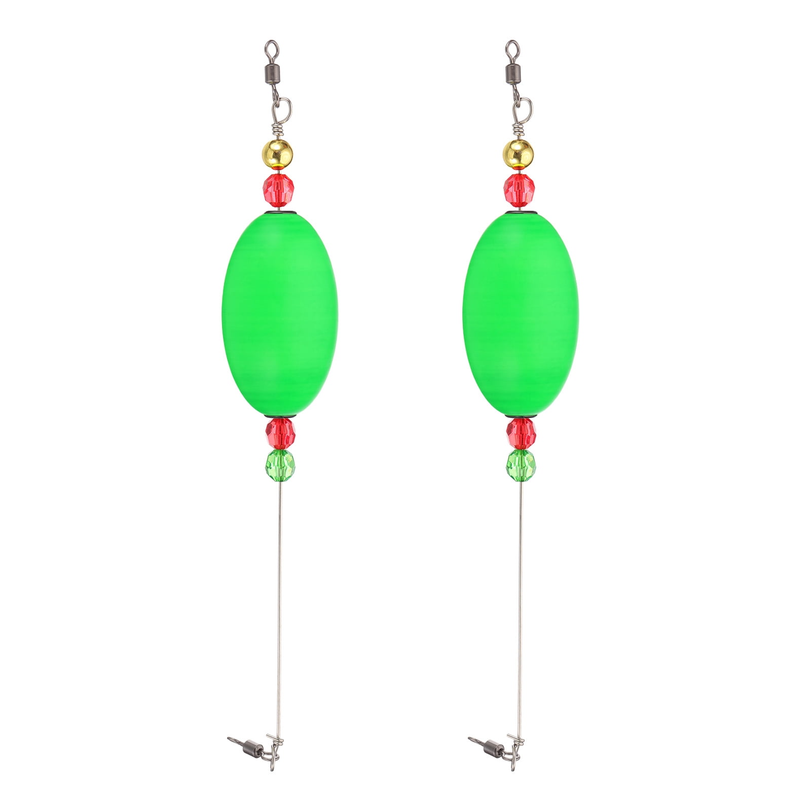 UXcell Fishing Bobbers Floats 10 Inch, 2 Pack Oval Fishing Bobbers ...