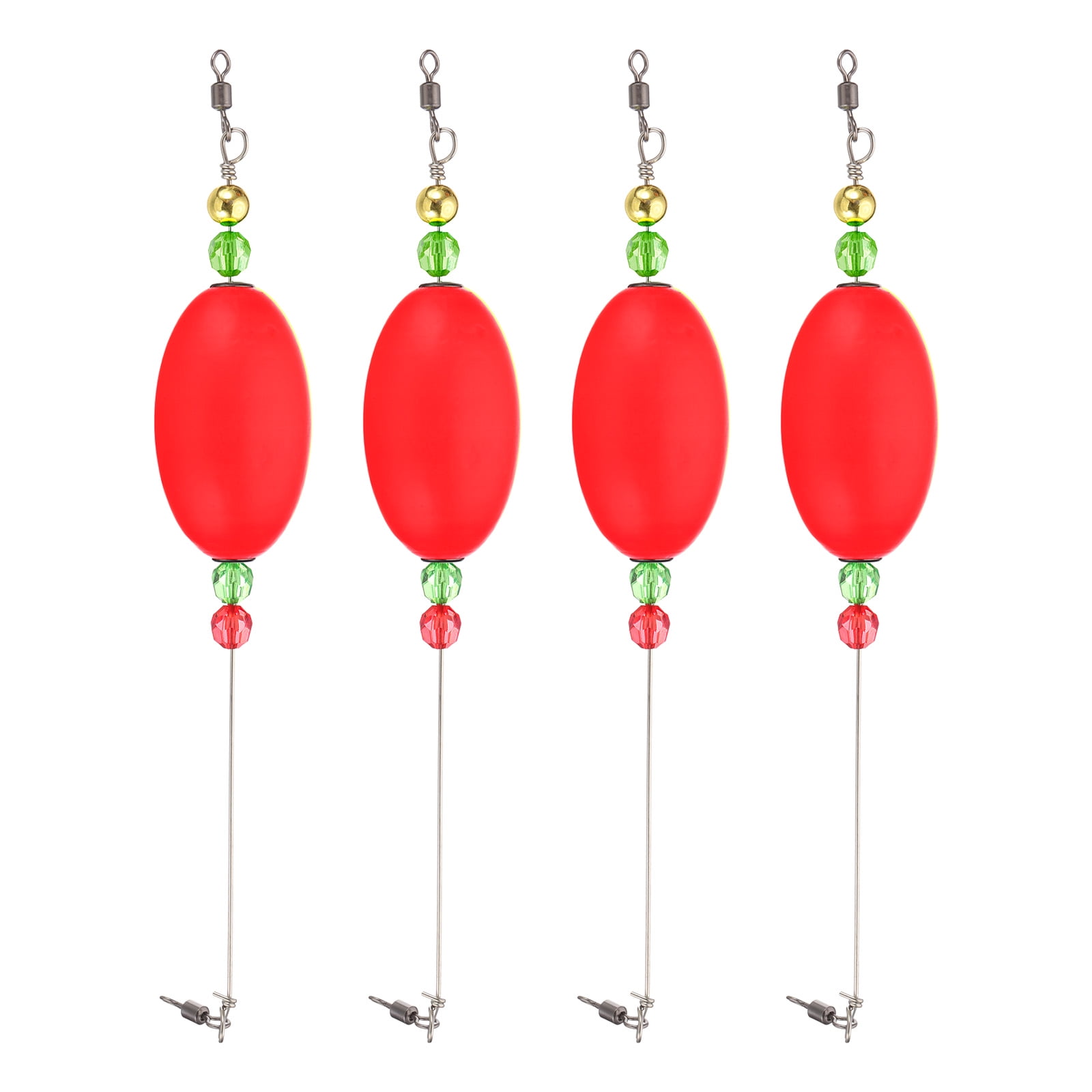 UXcell Fishing Bobbers Floats 10 Inch, 4 Pack Oval Fishing Bobbers ...