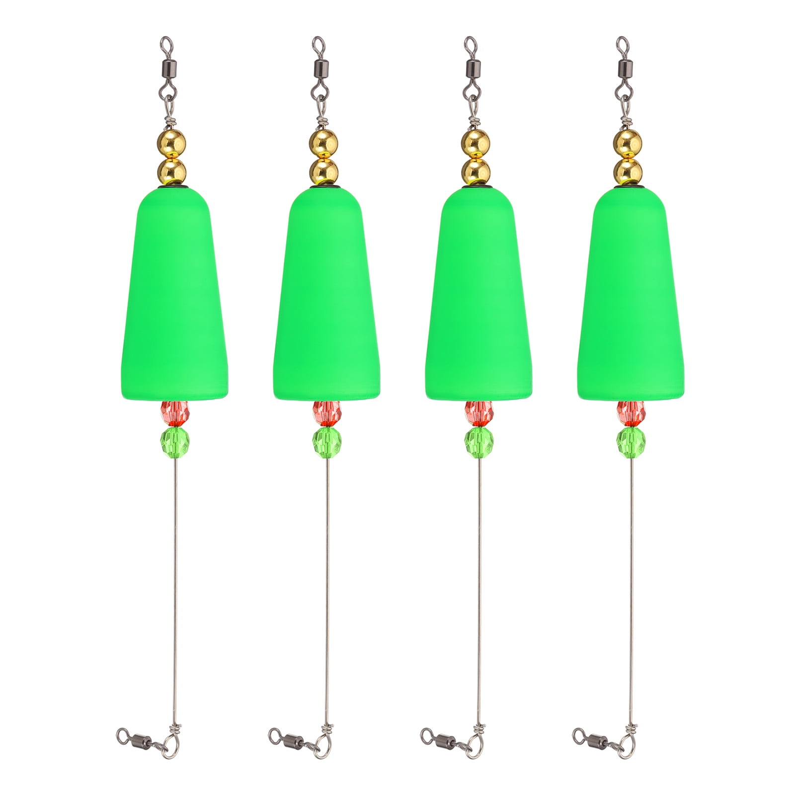 UXcell Fishing Bobbers Floats 9.8 Inch, 4 Pack Conical Fishing Bobbers ...