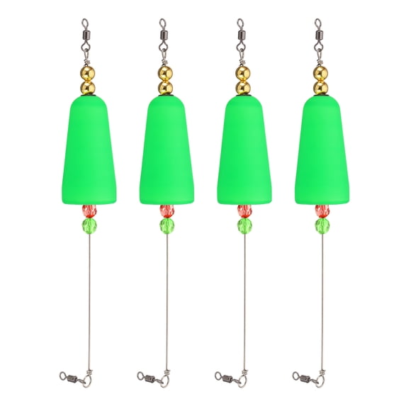 UXcell Fishing Bobbers Floats 9.8 Inch, 4 Pack Conical Fishing Bobbers ...