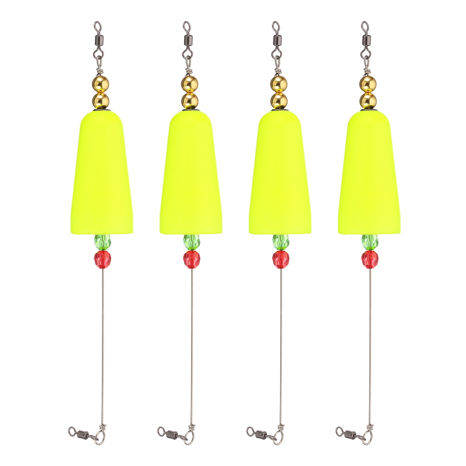 UXcell Fishing Bobbers Floats 9.8 Inch, 4 Pack Conical Fishing Bobbers ...