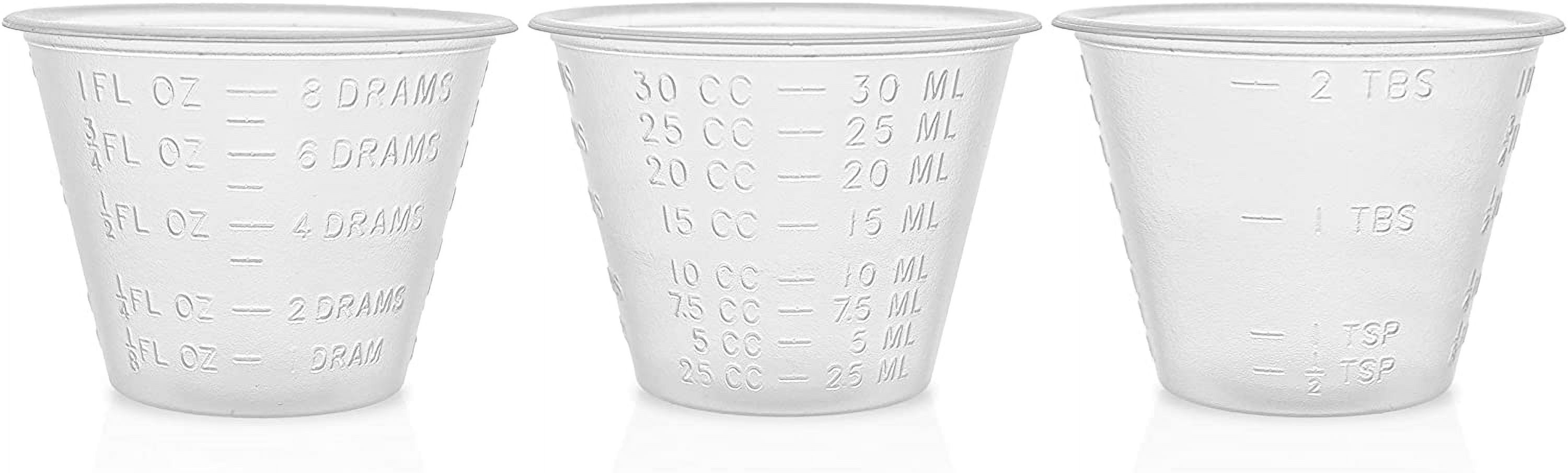 UYGDUY-200ct 1oz Disposable Graduated Medicine Cups, Non-Sterile, for ...