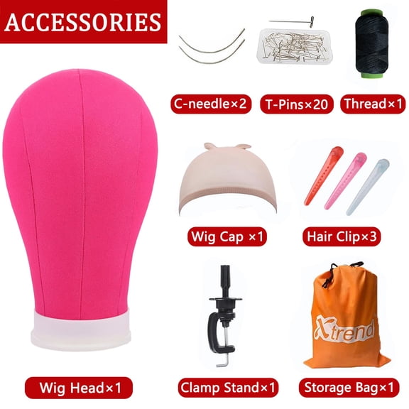 Canvas Wig Head