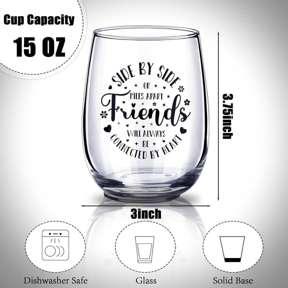 Friends Wine Glasses