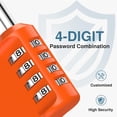 UYGDUY-Combination Lock 4 Digit Waterproof Locker Locks Secure Outdoor ...