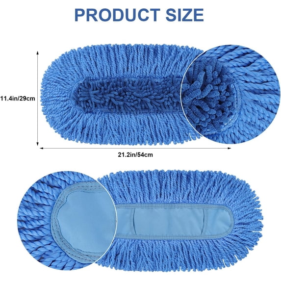 UYGDUY-Dust Mop Replacement Head Compatible with O Ceda Hardwood Floor ...