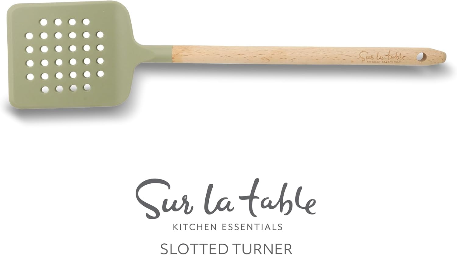 UYGDUY-Kitchen Essential Chef's Toolkit Silicone Slotted Turner With ...