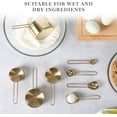UYGDUY-Richburn 4-Piece Gold Stainless Steel Measuring Cup Set ...