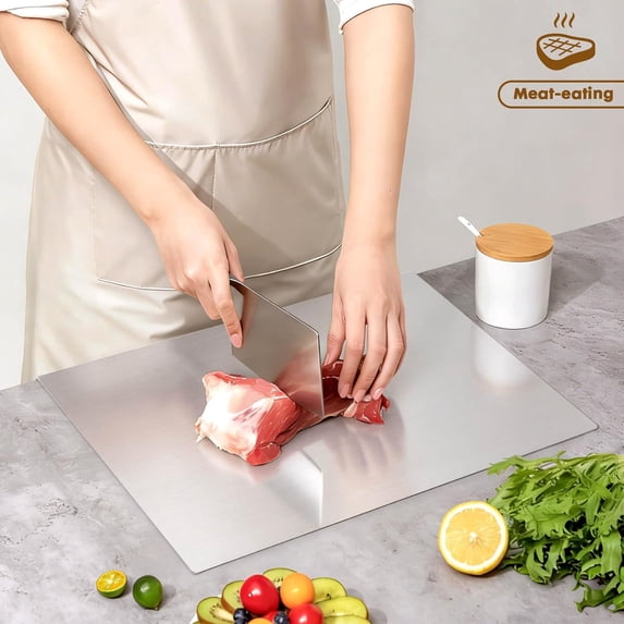 UYGDUY-Stainless Steel Cutting Boards for Kitchen, Kneading Board ...