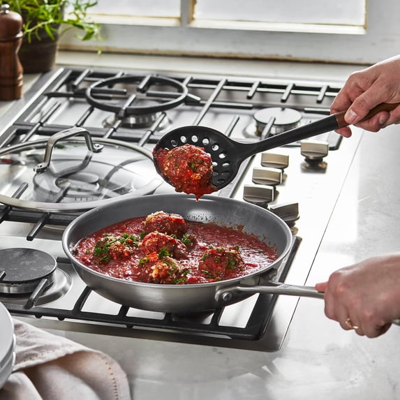 UYGDUY-Staub Silicone with Wood Handle Cooking Utensil, Skimming Ladle ...