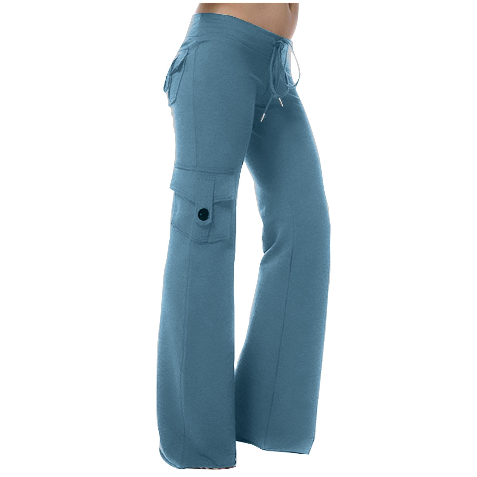 UYISJ Wide Leg Yoga Pants for Women High Waisted Cargo Bootcut Yoga ...