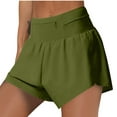 Uyisj Womens High Waisted Running Shorts Quick Dry Athletic Workout