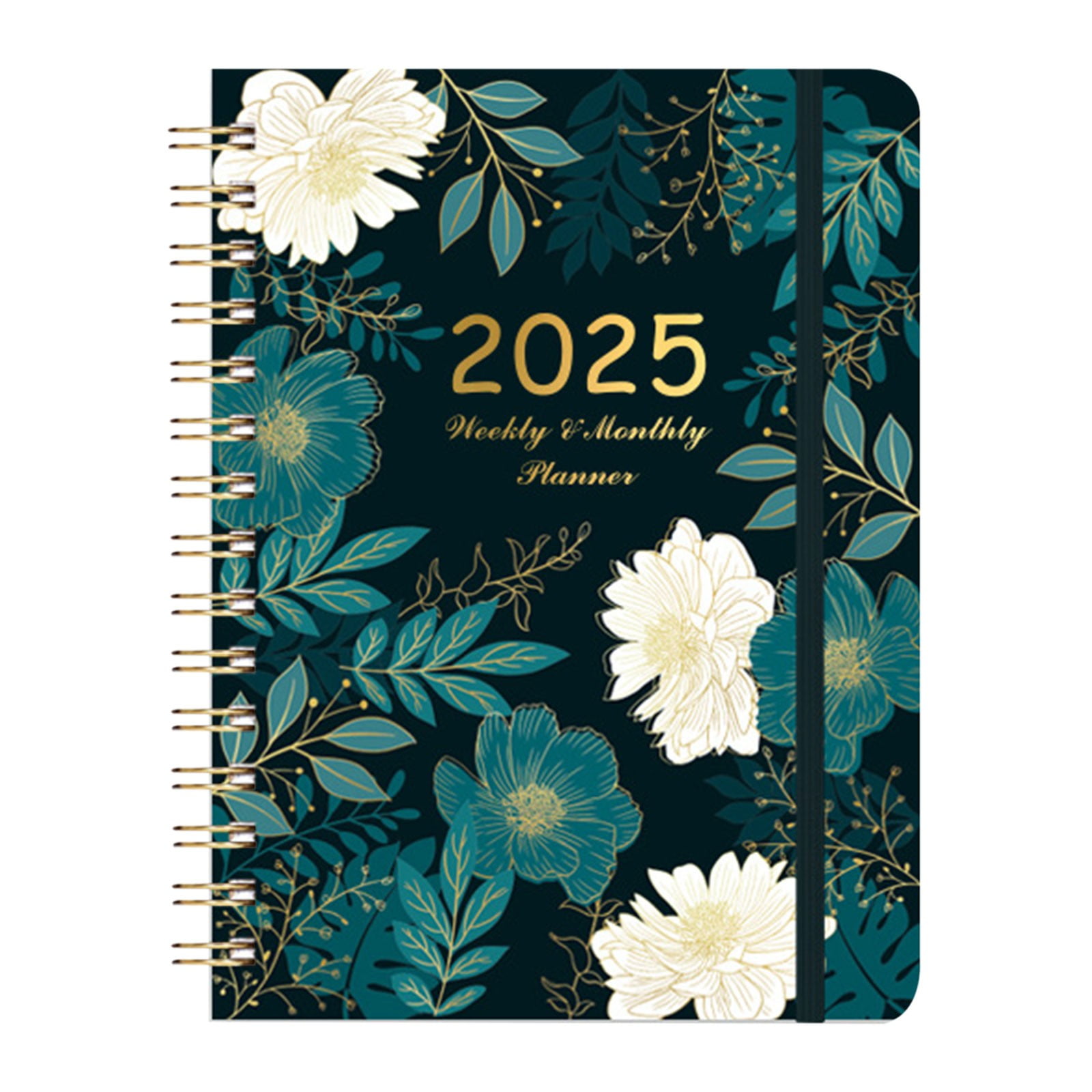 UYUH ‌2025 A5 Premium Leather Calendar Planner Customizable Logo & Time ...