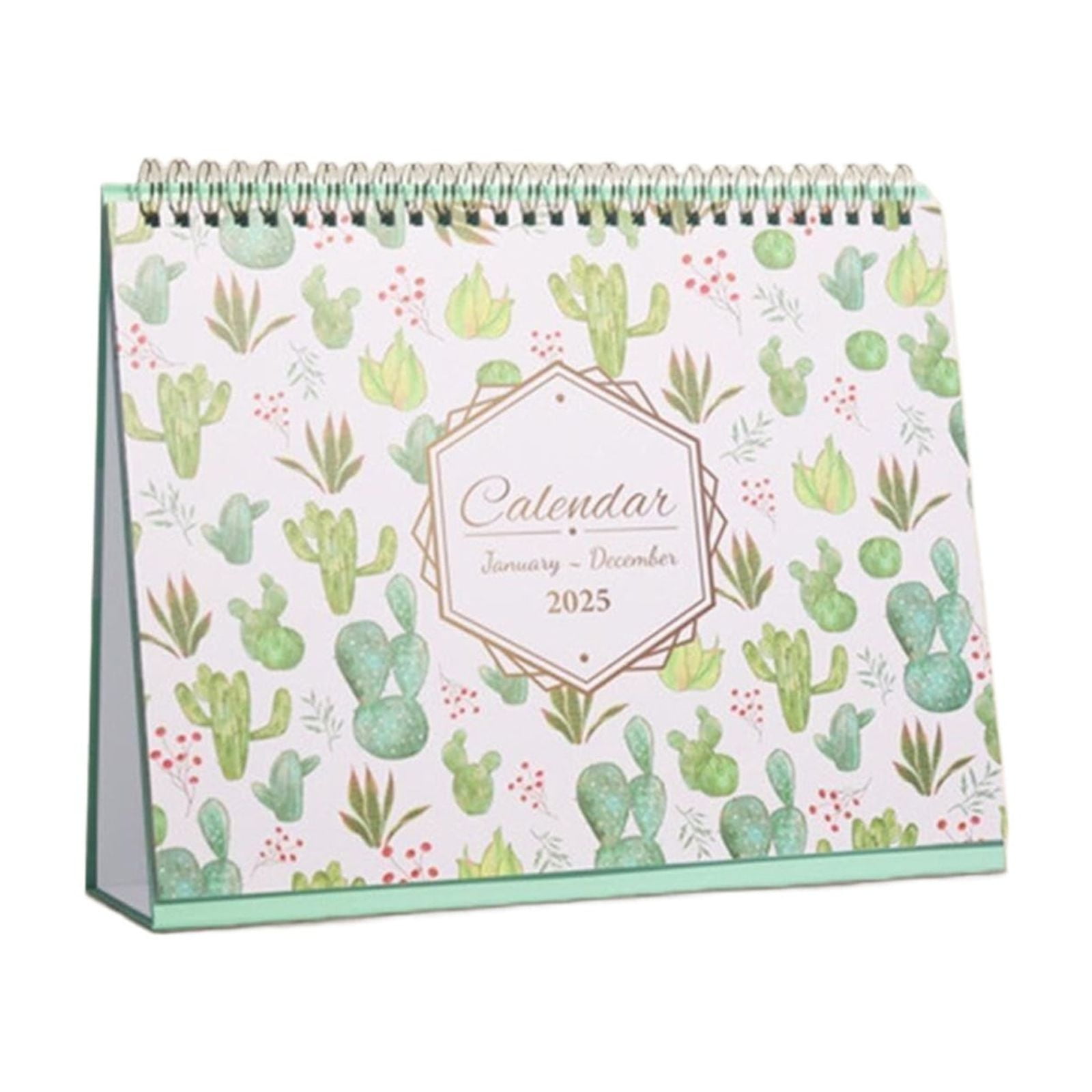 UYUH ‌2025 Spiral Bound Desk Calendar Thick Paper Monthly Planner with ...