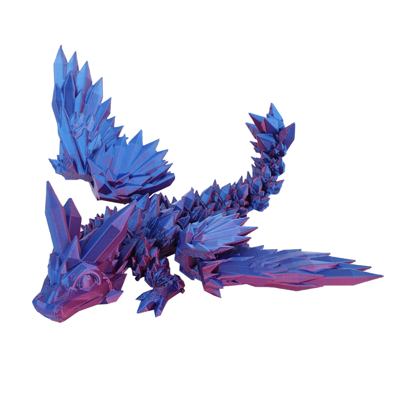 UYUH 3D Printed Articulated Dragon with Movable Wings Large Flying ...