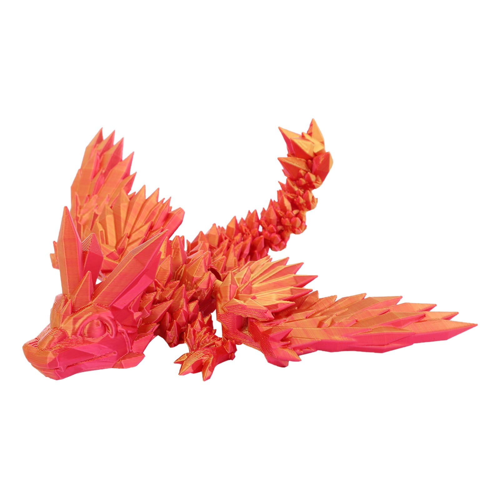 UYUH 3D Printed Articulated Dragon with Movable Wings Large Flying ...