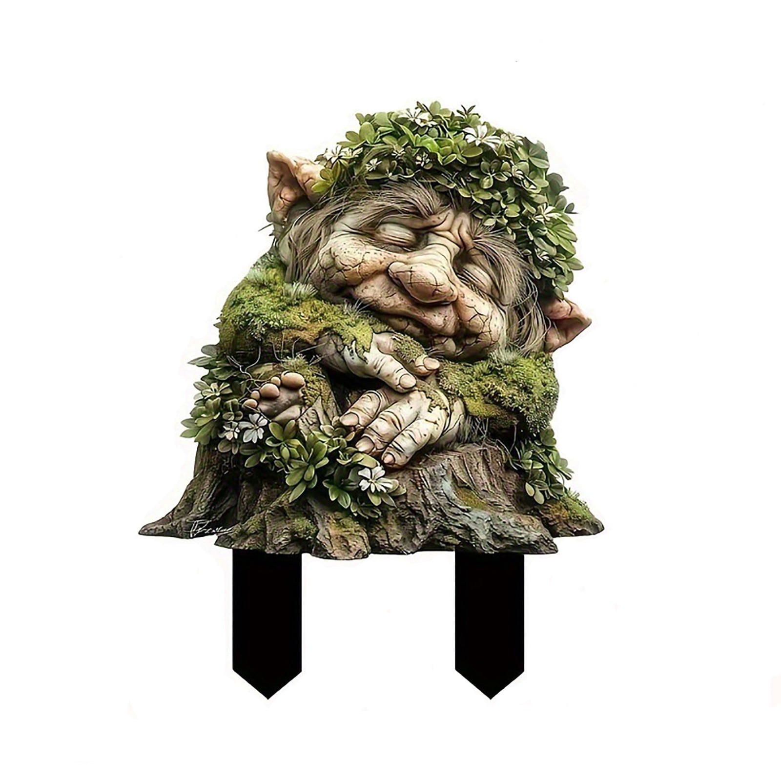 UYUH Acrylic Fairy Garden Pots Dual-Use Planter & Decorative Sculpture ...