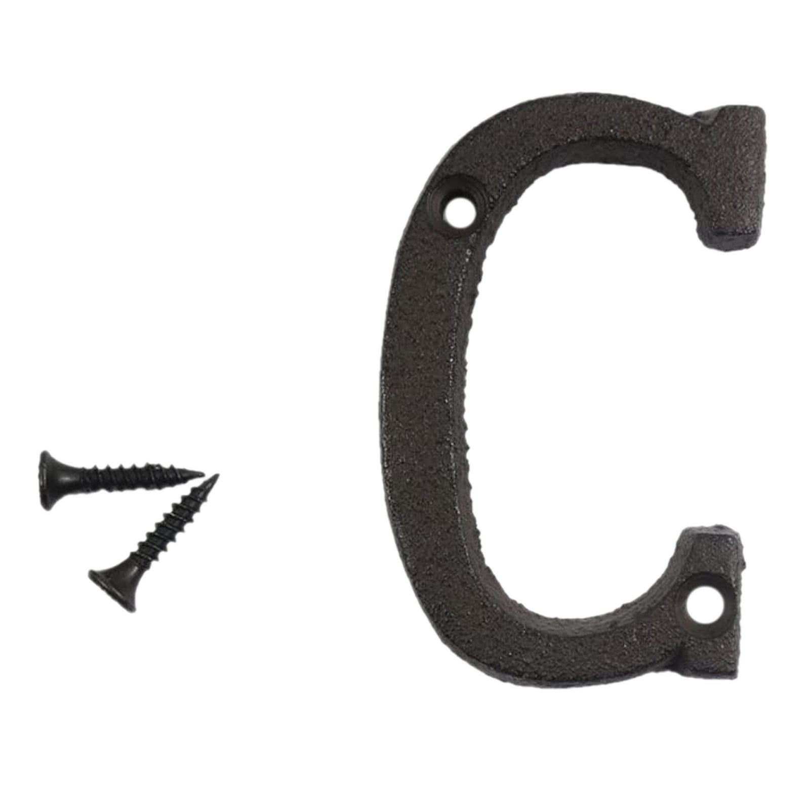 UYUH Address Number, House Numbers for Outside, Cast Iron Metal Letter ...