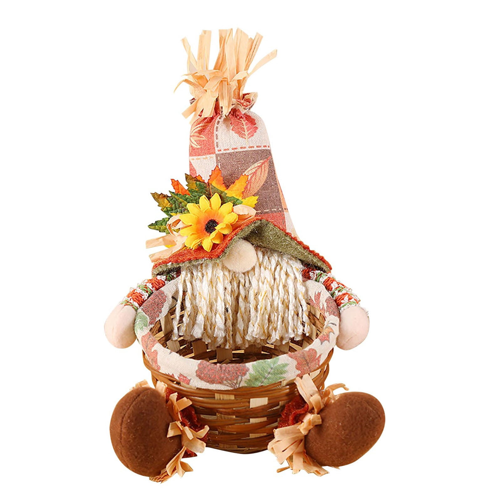 UYUH Adjustable Fall Gnome Plush Decor Handmade Thanksgiving Plushie ...