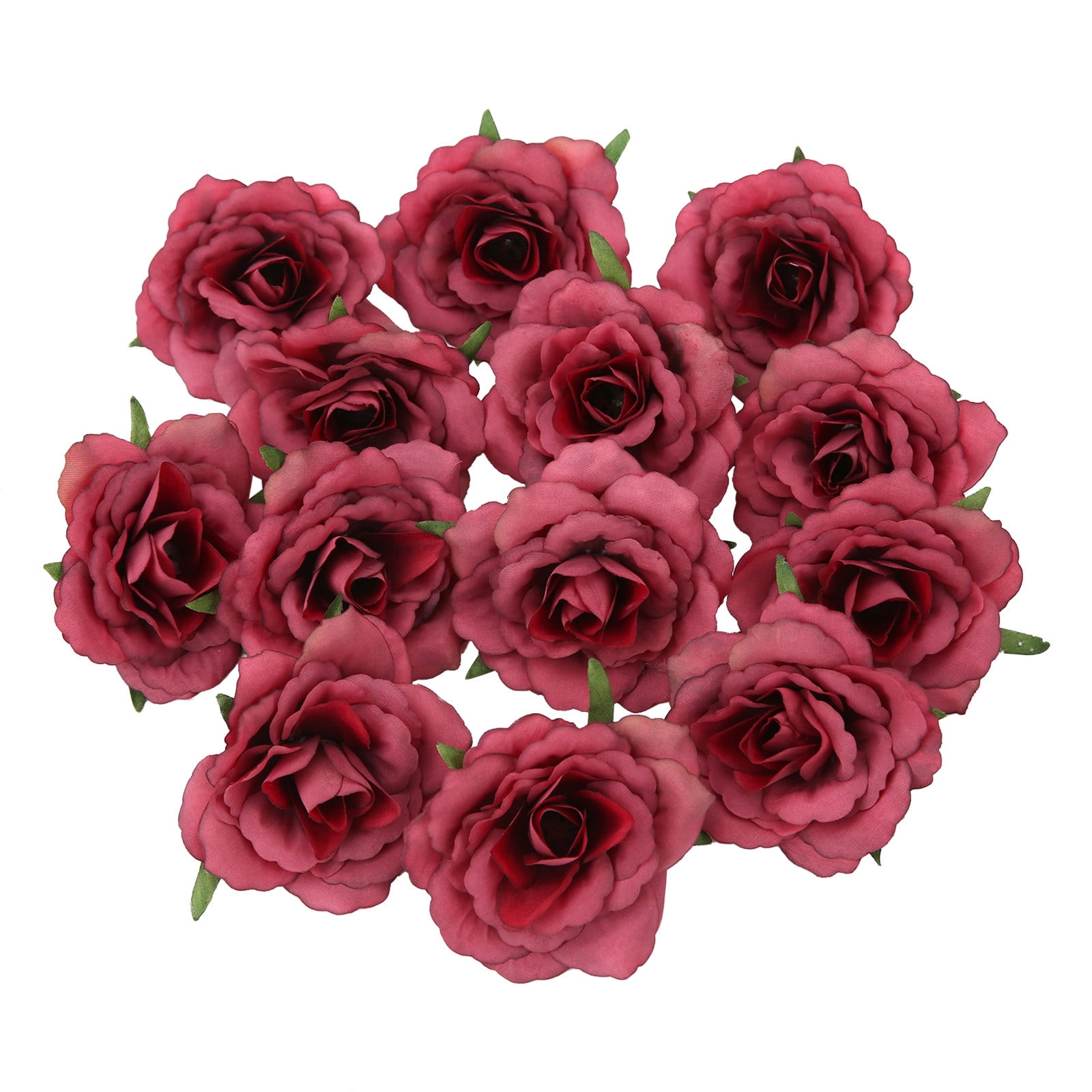 UYUH Artificial Silk Rose Flower Single Head Realistic Fake Rose for ...