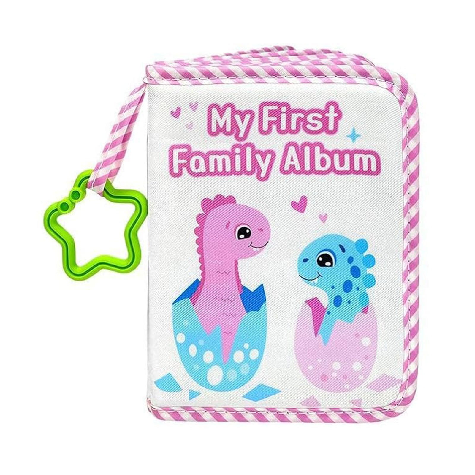 UYUH ‌‌Baby Animal Photo Album Soft Cloth Cover Memory Book with Star ...