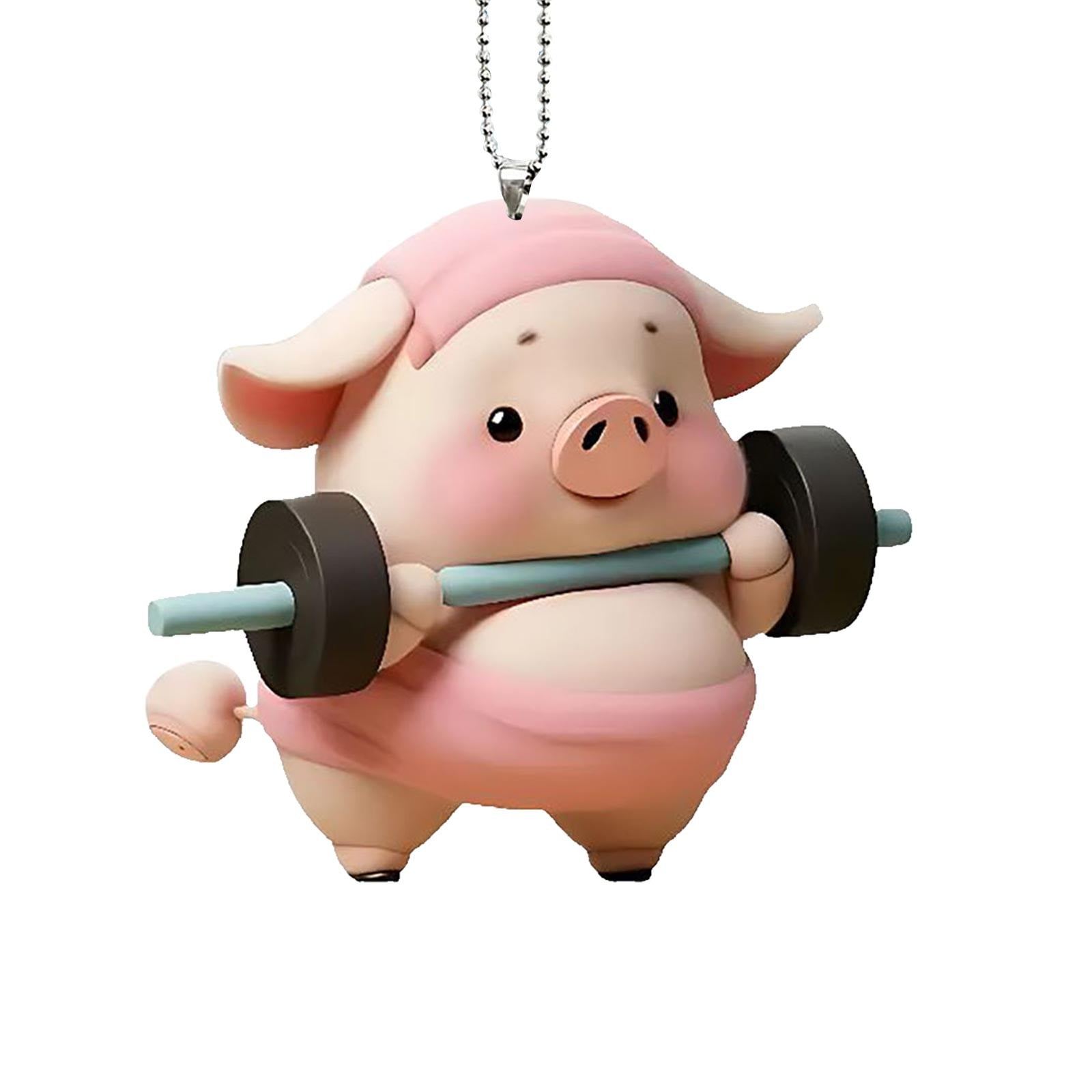 UYUH Clear Acrylic Car Charm Dashboard Decor with Swivel Hook ...