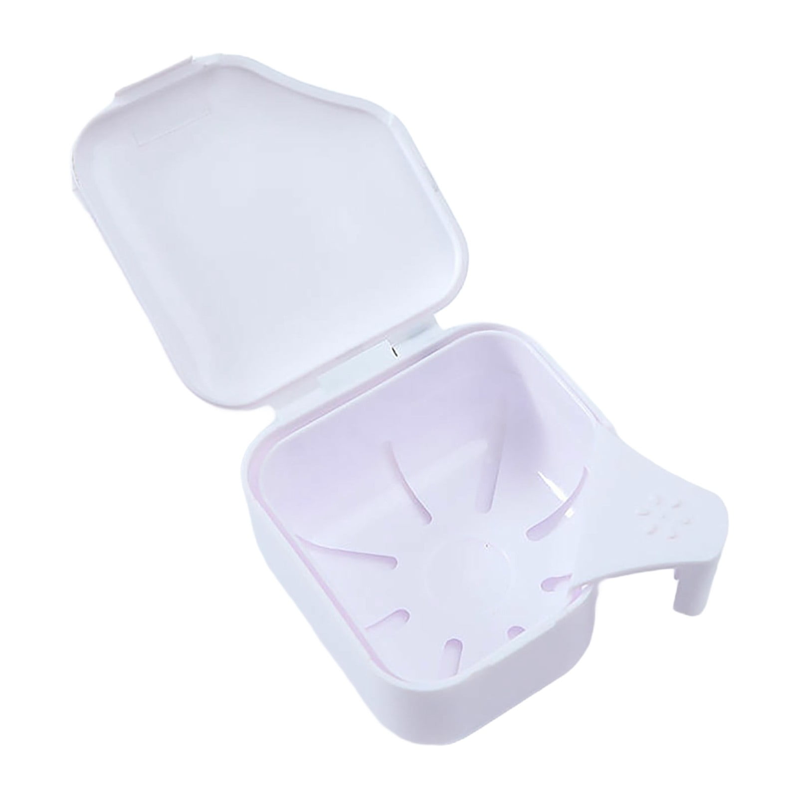 UYUH Double Layer Denture Case with Cleansing Compartments, Anti ...