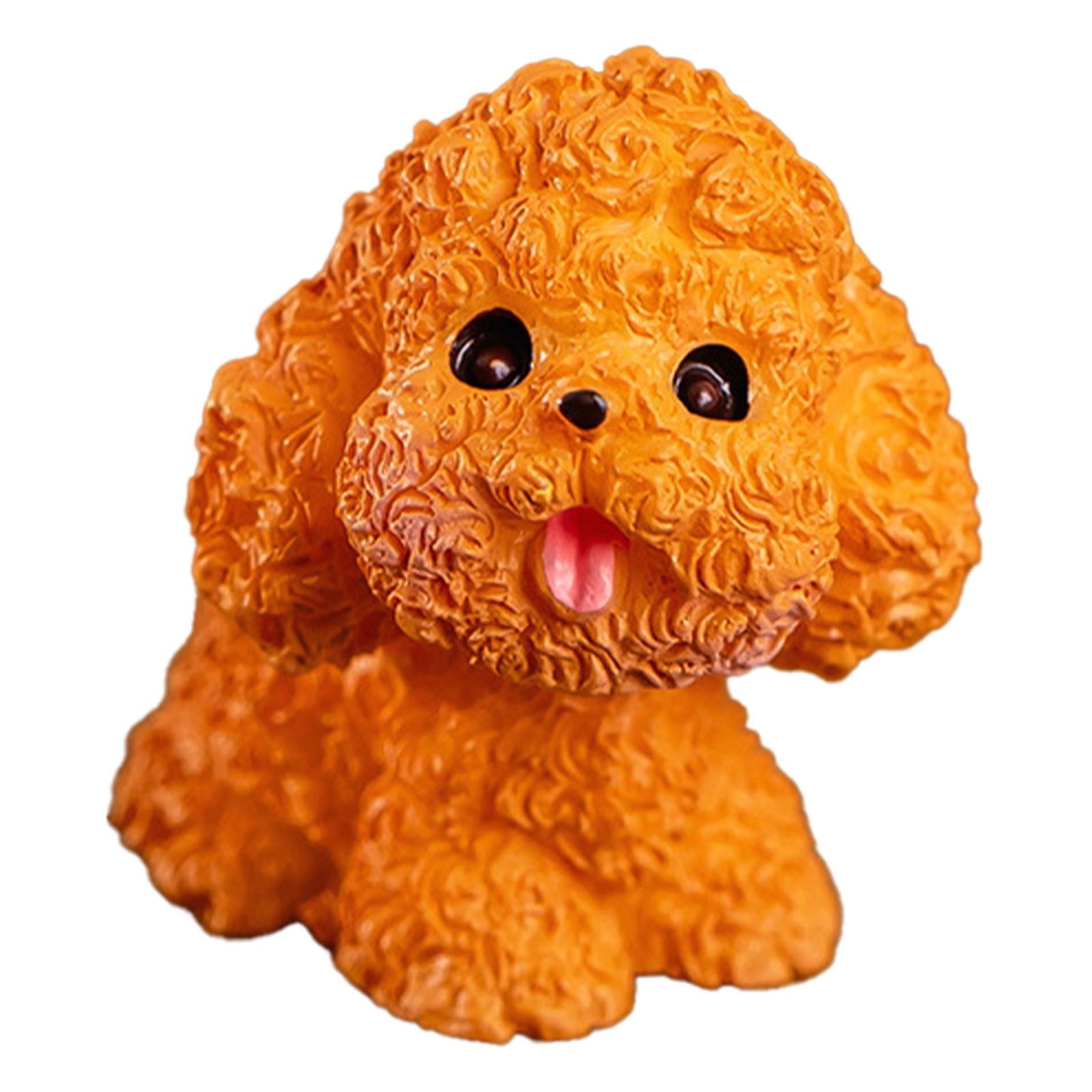 UYUH ‌Enchanting Miniature Dog Figurines Set 3D Hand-Painted Resin Desk ...