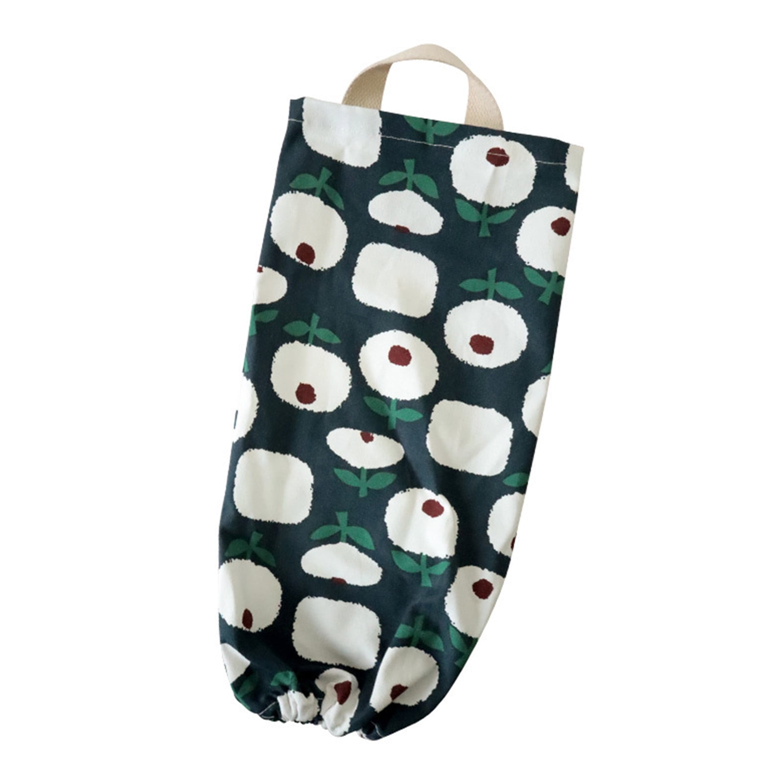 UYUH ‌Floral Collapsible Garbage Bag Holder Fabric Storage Dispenser ...