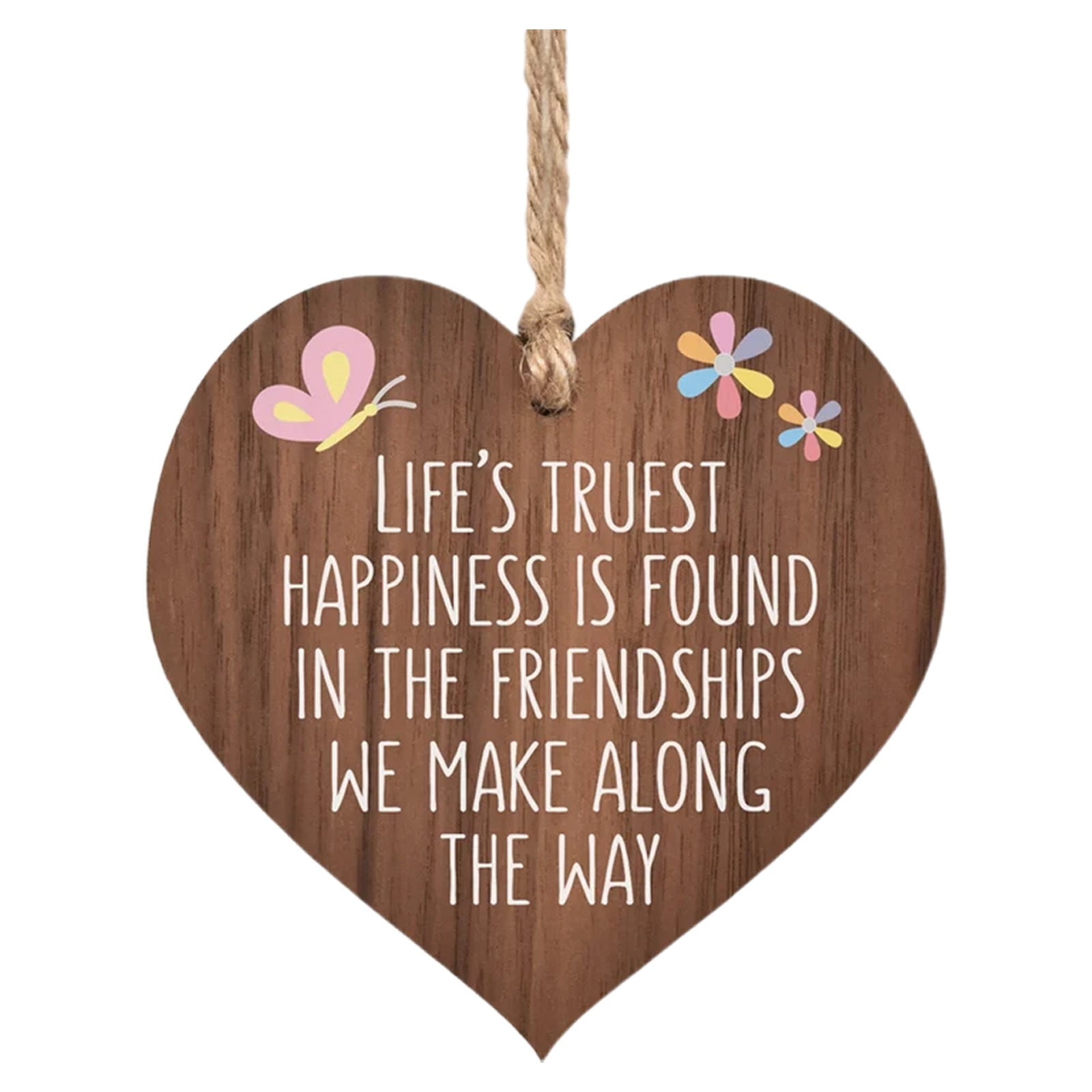 UYUH Funny Friendship Gifts for Women Men Best Friend Wooden Signs with ...