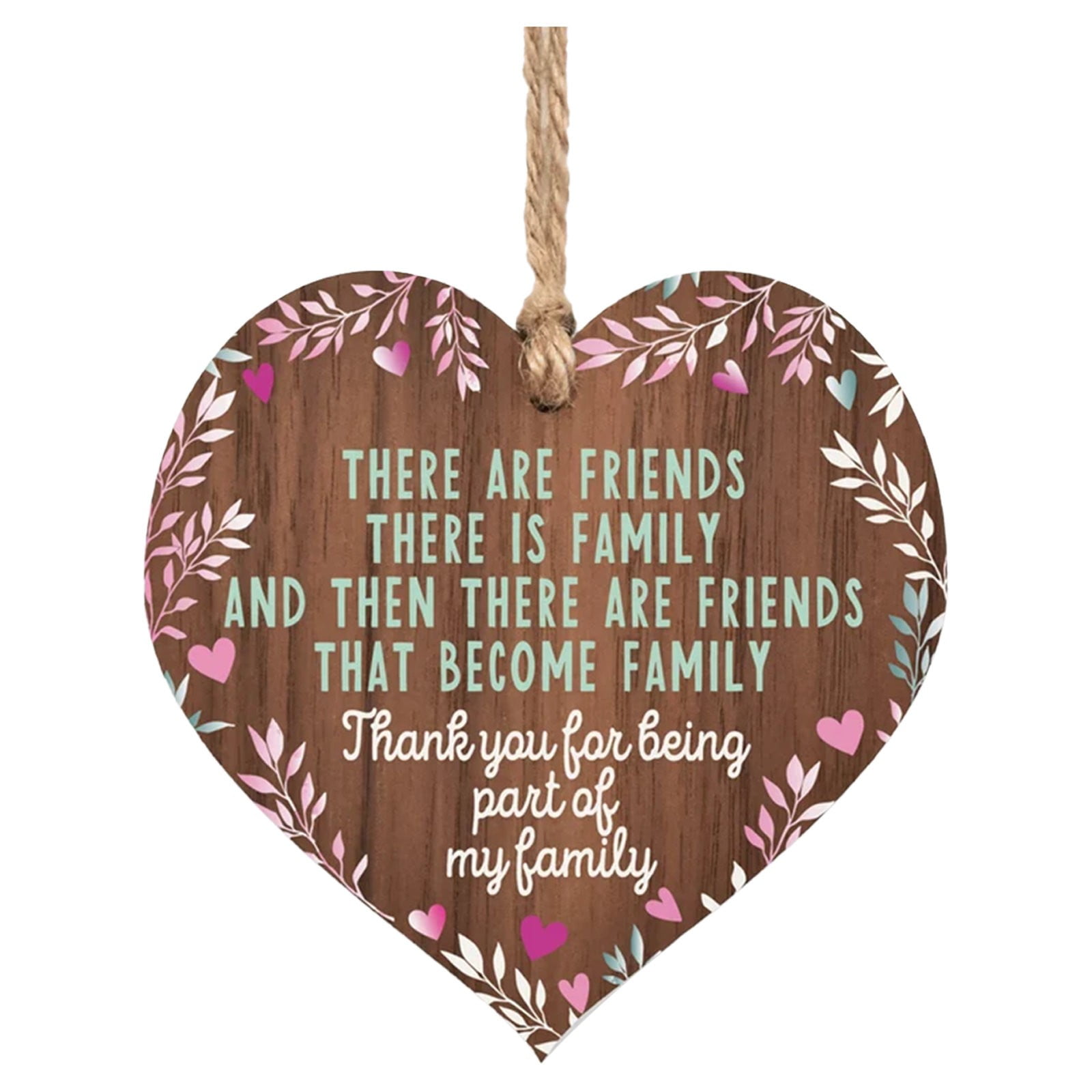 UYUH Funny Friendship Gifts for Women Men Best Friend Wooden Signs with ...