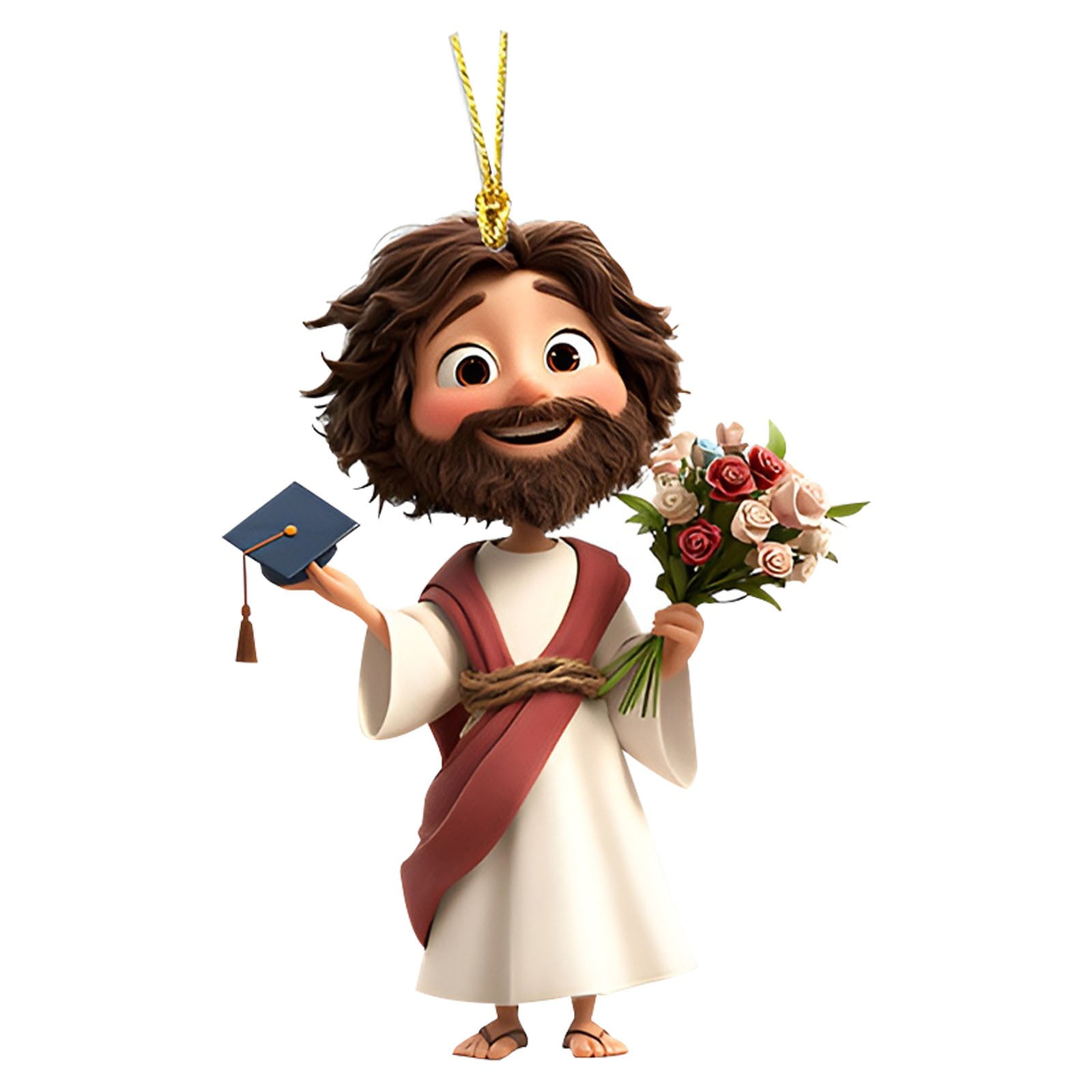 UYUH Graduation Car Ornament & Backpack Charm 2D Flat Keepsake Pendant ...