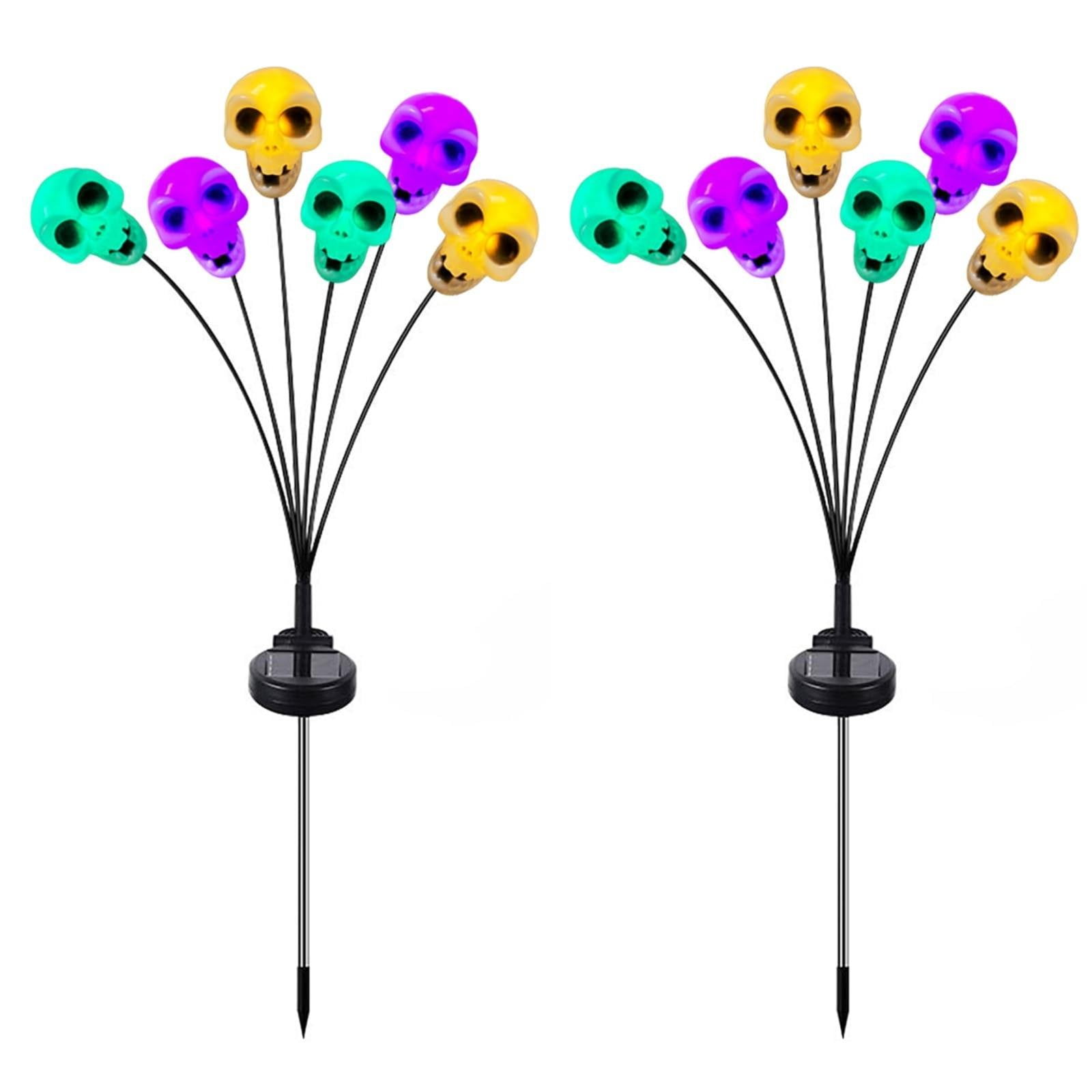 UYUH Halloween Solar Eyeball Lights 2 Pack Outdoor Frightening Decor ...