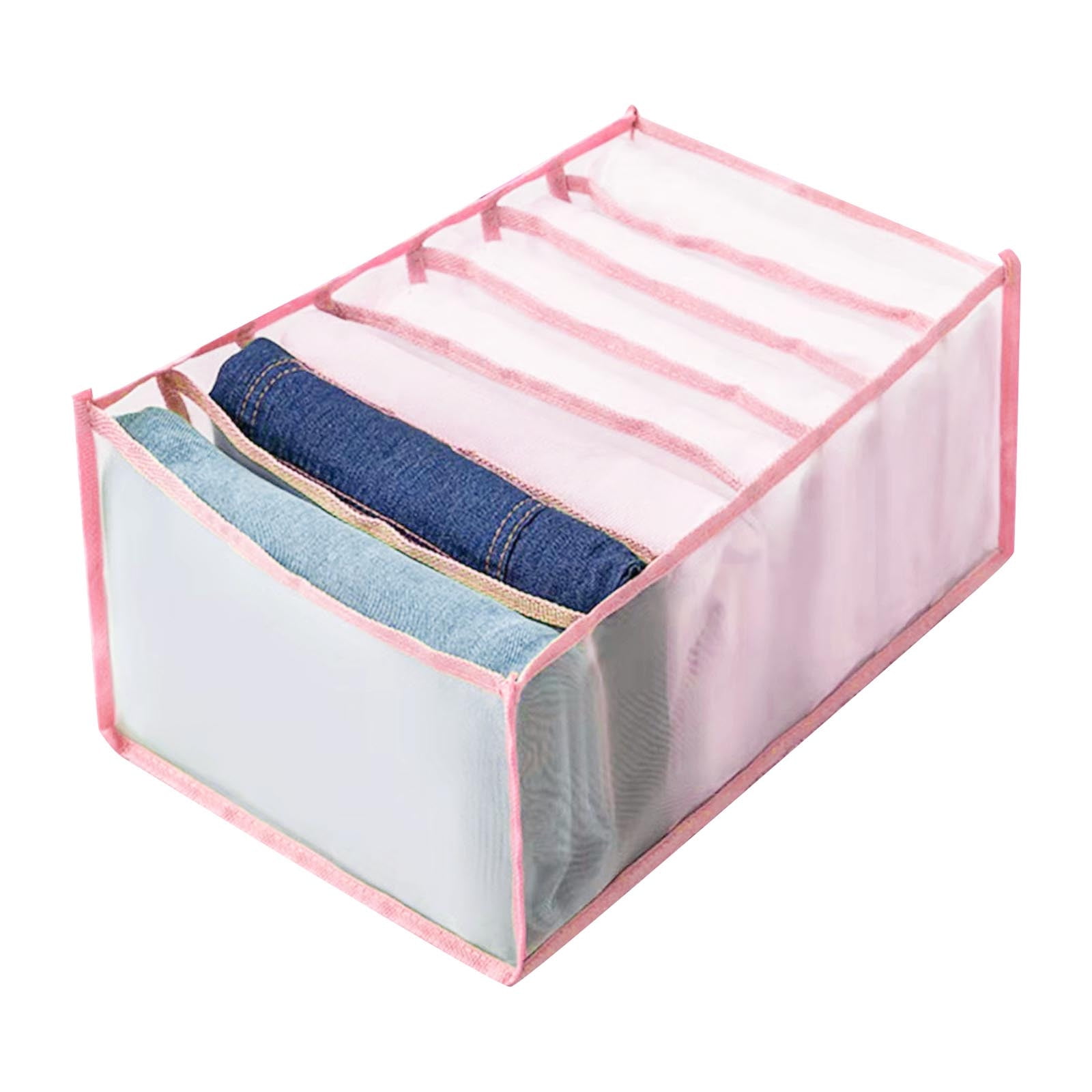 UYUH Mesh Closet Organizer Box with Compartments | Stackable Drawer ...