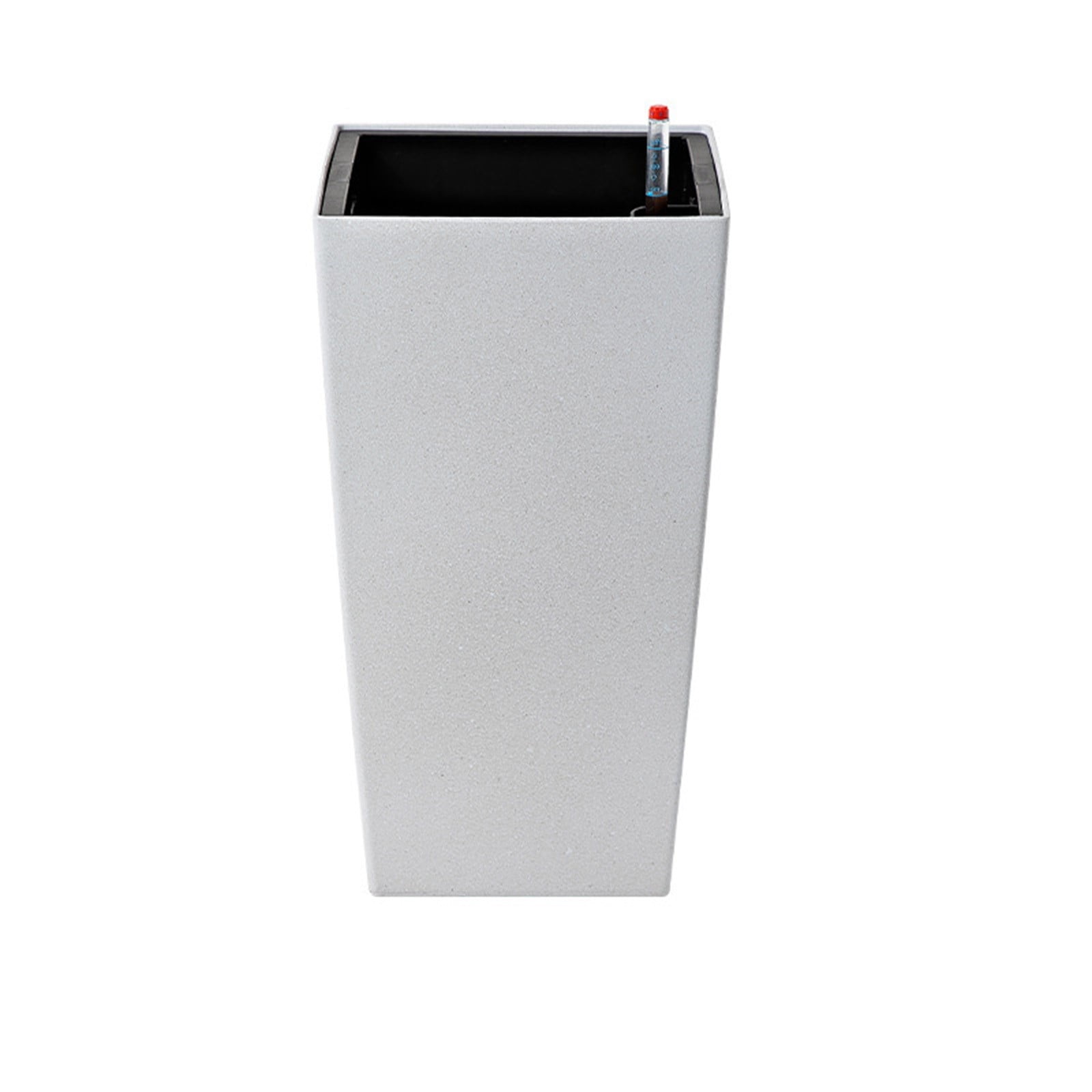 UYUH Modern Square Planter Self-Watering Polyresin with Cement Texture ...