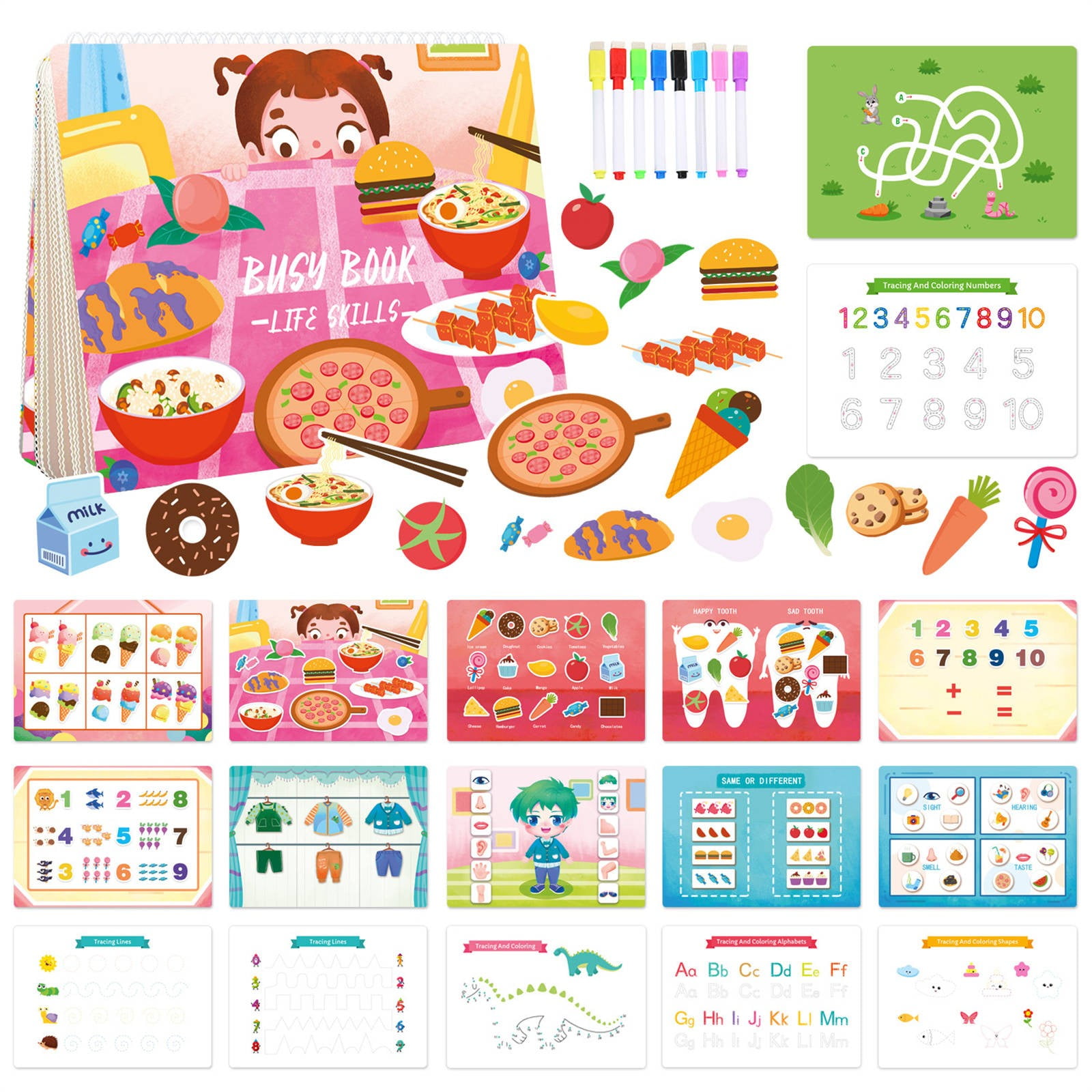 UYUH ‌Montessori Alphabet Tracing Board & Handwriting Practice Kit ...