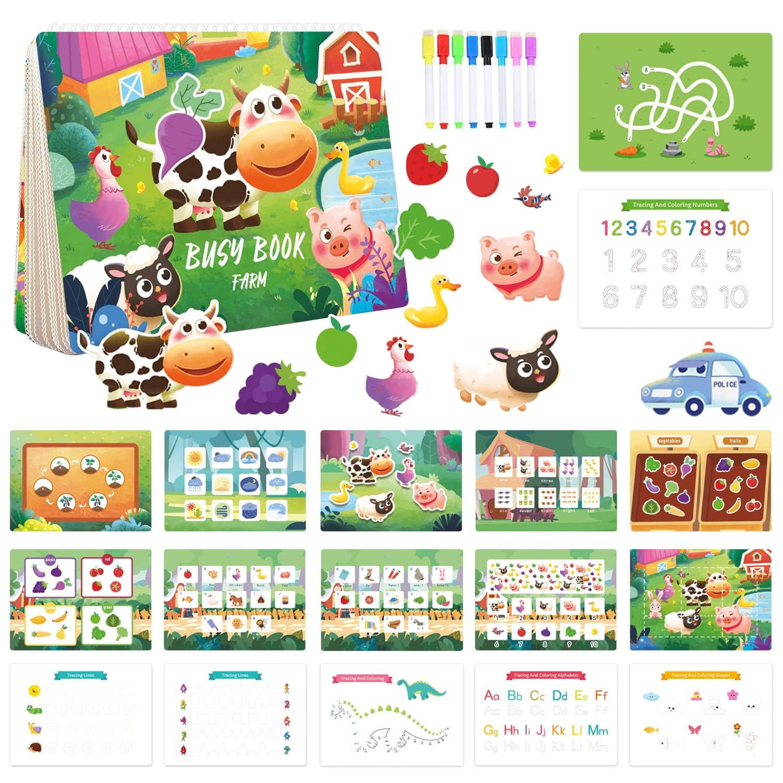 UYUH ‌Montessori Alphabet Tracing Board & Handwriting Practice Kit ...