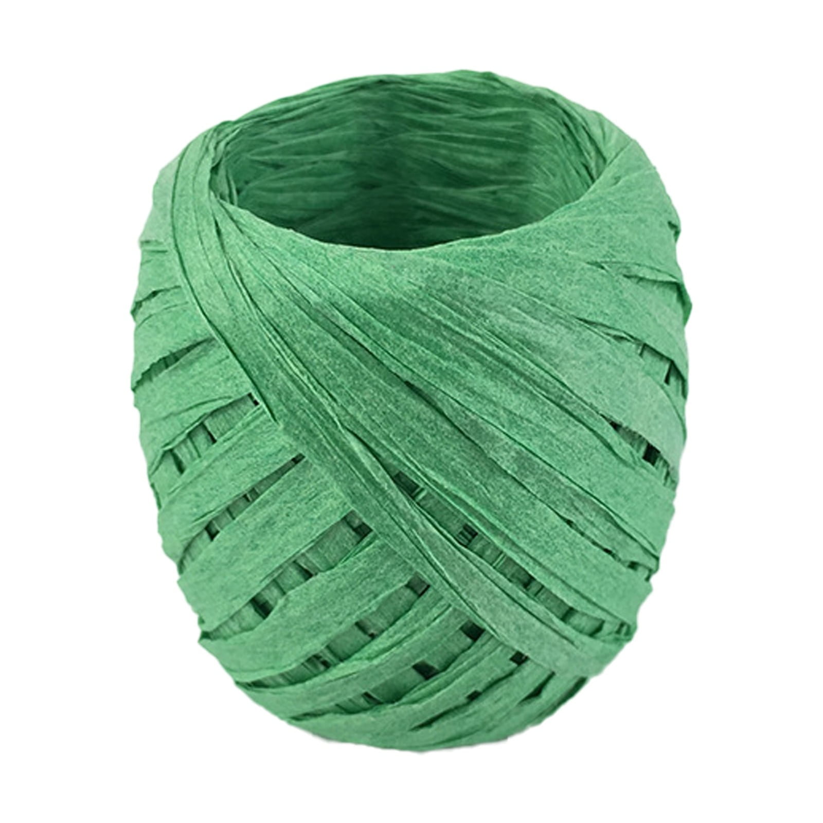 UYUH Natural Raffia Fiber Ribbon Roll 12 Vibrant Colors Craft Ribbon ...