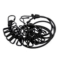UYUH Portable Outdoor Clothesline with 12 Clothespins, Beach Windproof ...