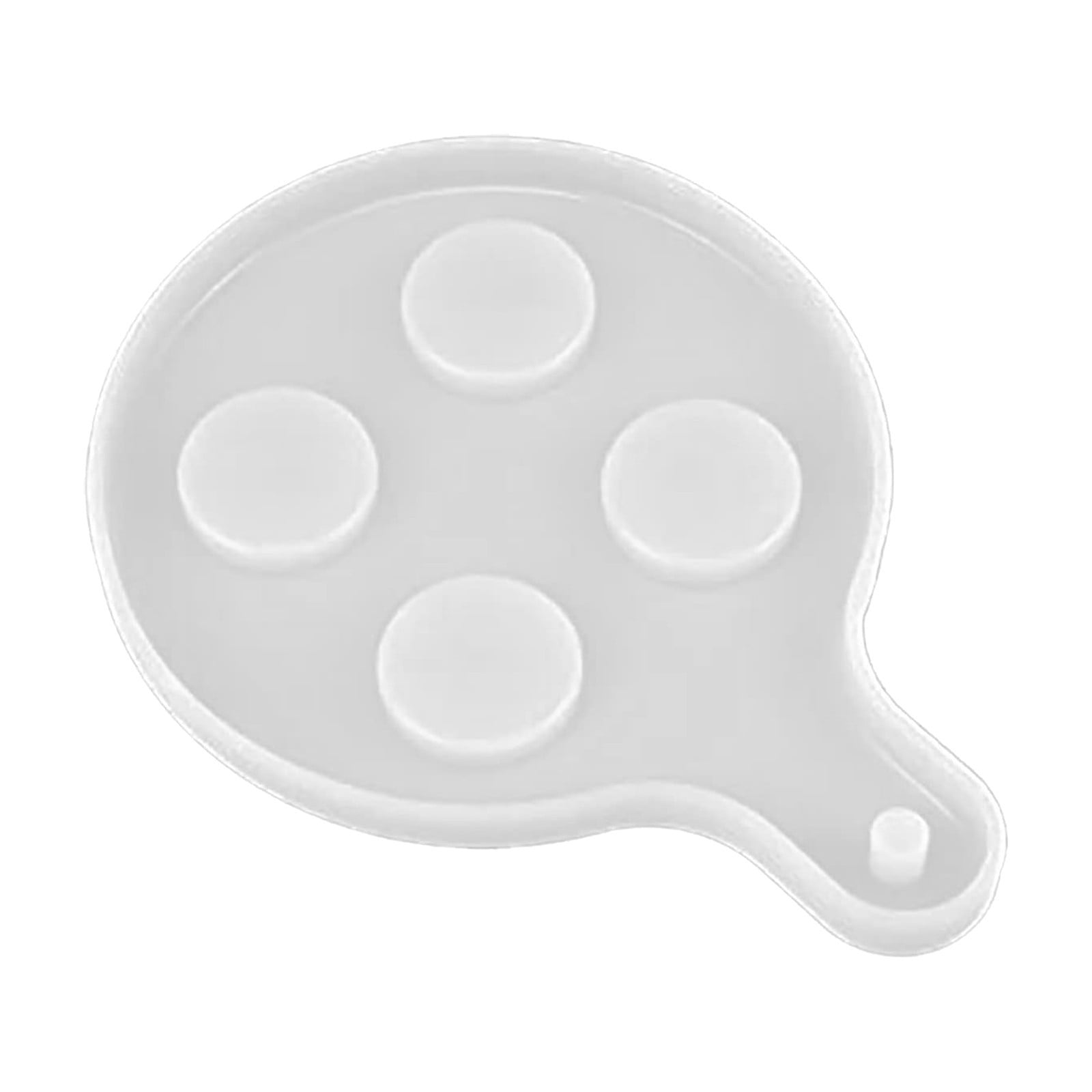 UYUH ‌Resin Serving Tray with 4-Hole Shot Glass Holder Durable Party ...